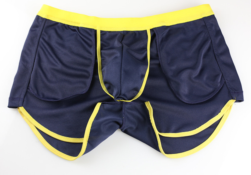Men's Gym Shorts Supporting Pouch Active Wear Body builder Workout ...