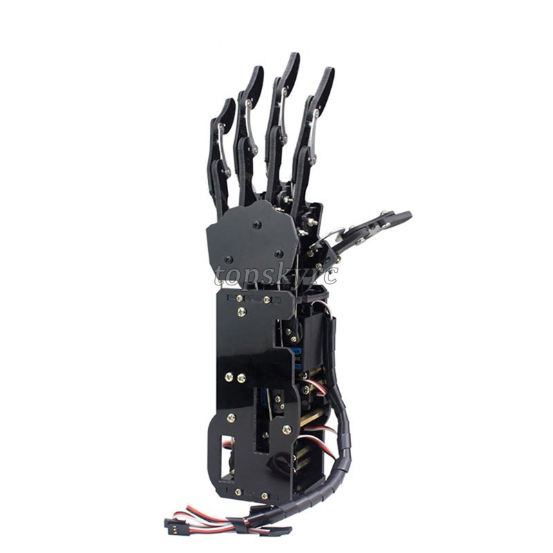 Robot Mechanical Arm Claw Humanoid Left Hand with Servos for Robotics ...