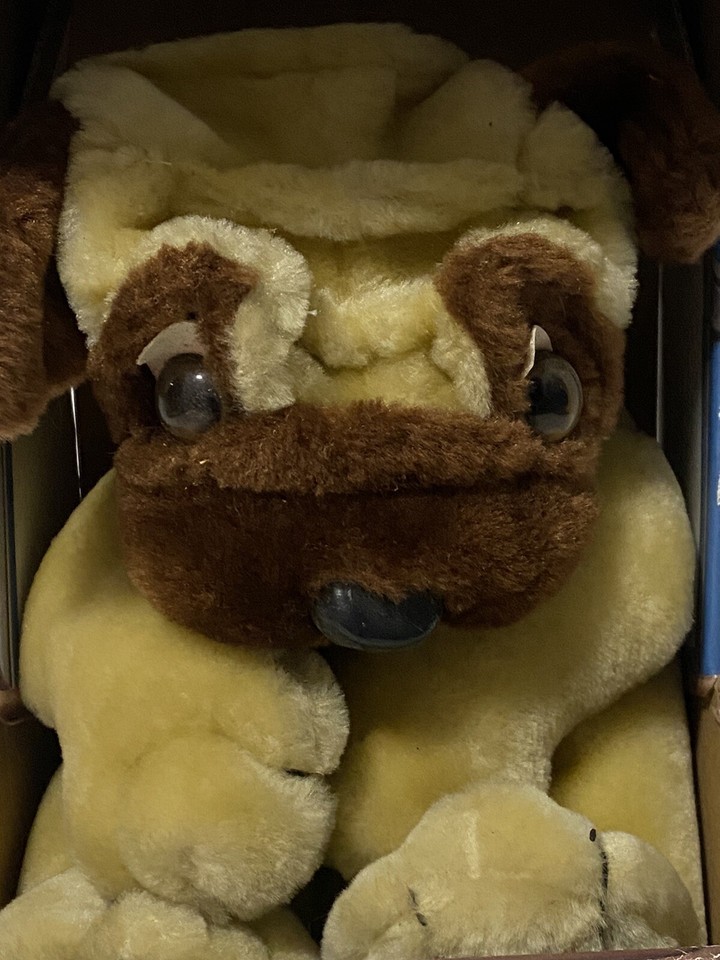 Golf Club Animal Head Cove Bulldog Dog Plush 1994 Green Eagle Golf Club ...