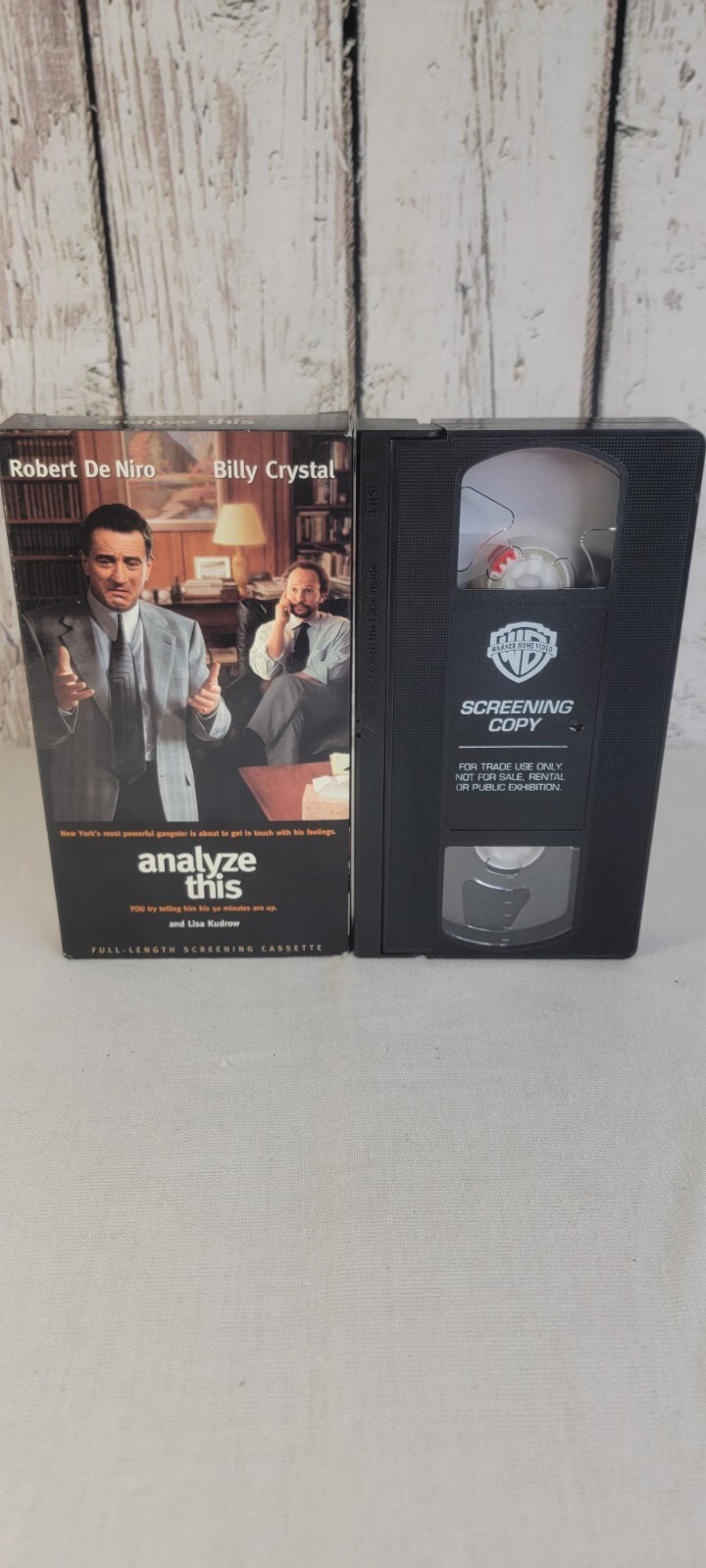 "ANALYZE THIS" VHS PROMO/DEMO/SCREENER 1999 FULL LENGTH SCREENER | eBay