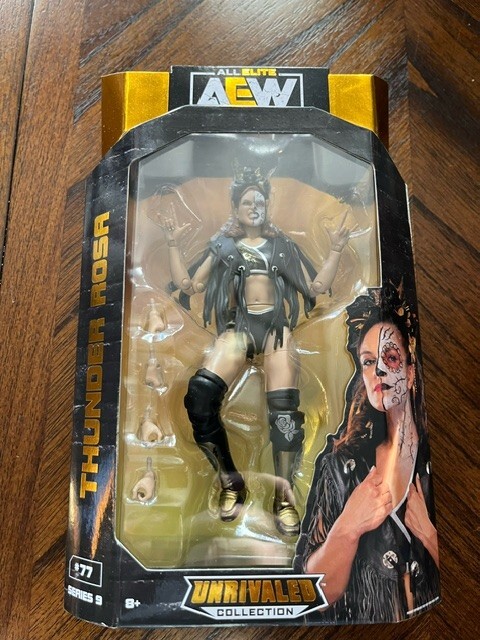 Thunder Rosa - AEW Unrivaled 9 Toy Wrestling Action Figure Jazwares