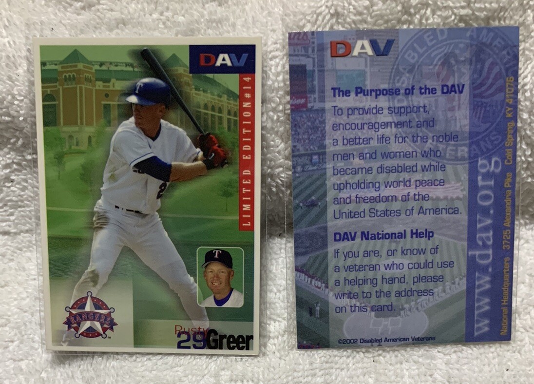 2002 DAV Baseball - Trading Card Database