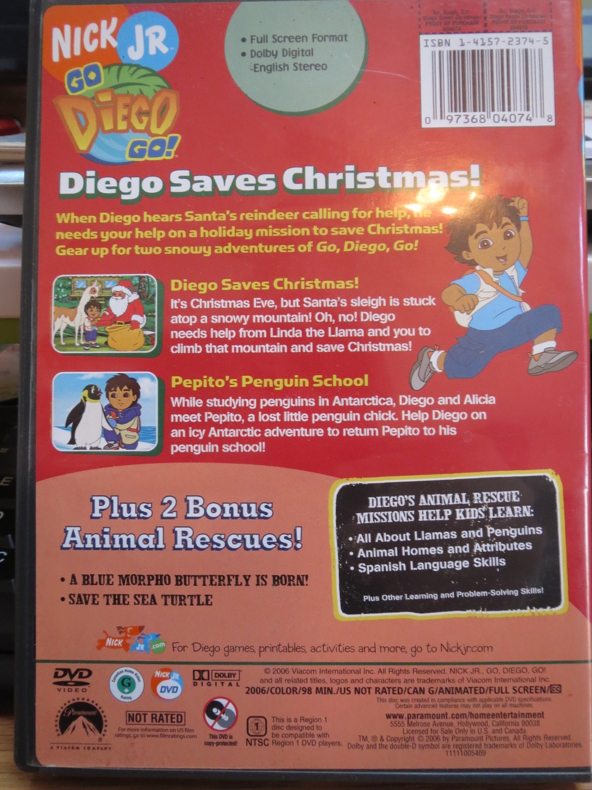GO, DIEGO, GO!:DIEGO SAVES CHRISTMAS BY GO DIEGO GO (DVD) 97368040748| eBay