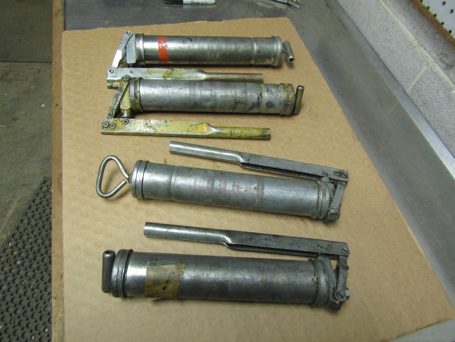 Jeep Willys M38 M151 M35 Military surplus grease gun Silver finish ...