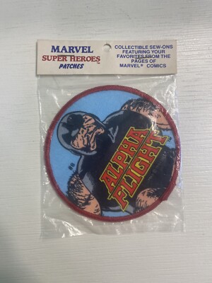 1984 Marvel Vintage Alpha Fight Puck Sew On Patch | eBay