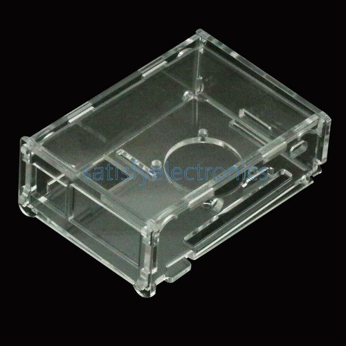 NEW Raspberry Pi Transparent Clear Acrylic Case Shell Enclosure ...