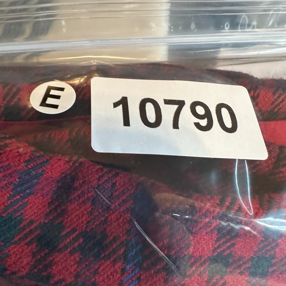 Vtg Talbots Wool Blazer Lined Black Red Check Double Breast Preppy 4 ...