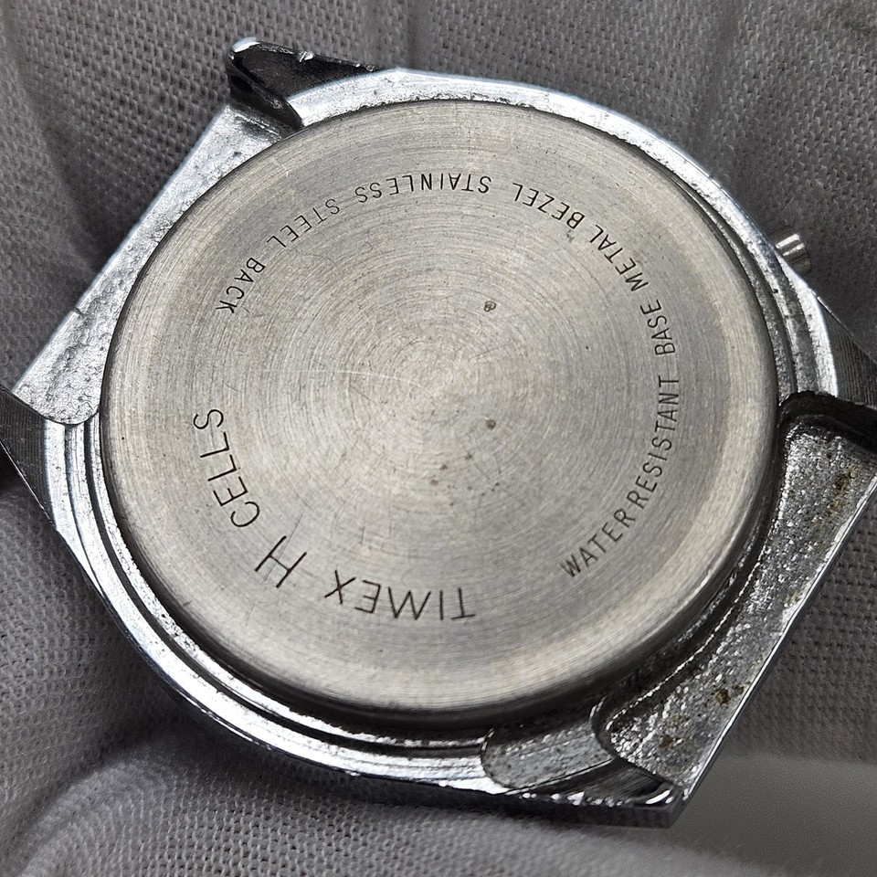 Vintage Mens Timex SSQ Red Led Quartz Digital Watch Retro Parts/Repair ...