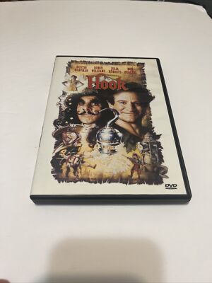 Hook DVD Dustin Hoffman Robin Williams Julia Roberts Bob Hoskins ...