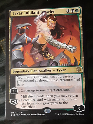 Tyvar Jubilant Brawler , Phyrexia All WBO , NM , MTG , FREESHIPPING | eBay