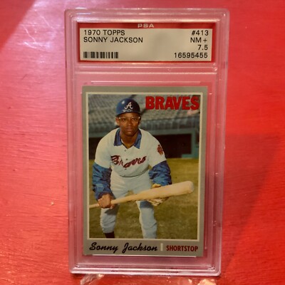 1970 Topps Sonny Jackson #413 *Braves* PSA 7.5 NM+ | eBay