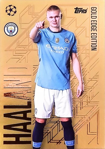 Gold Edge Haaland 2024-2025 - Card Value