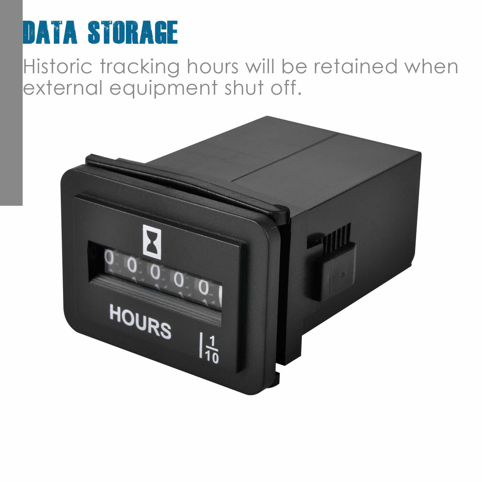 (AC110V to 250V)Mechanical Hour Meter Snap-in Engine For Forklift Golf ...