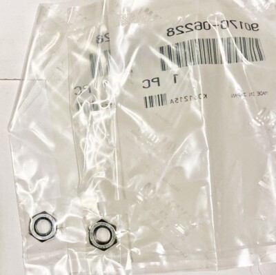 2 pieces New Yamaha 6x1.0 Left hand thread nuts 90170-06228-00 XT225 ...