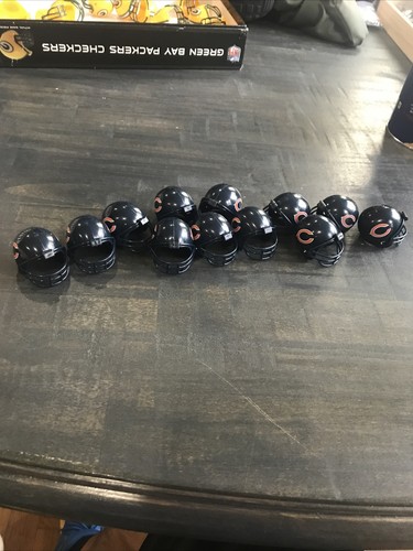 NFL Mini Helmets Gumball Chicago Bears Lot of 12 Miniature | eBay