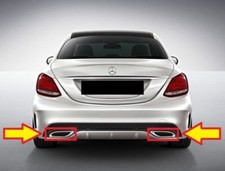 Mercedes-Benz a 2044902927 Exhaust Tail Pipe Extension Right Side for ...