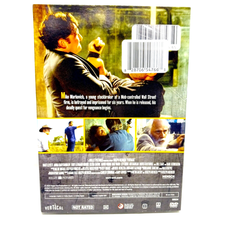 Payback (DVD) Bullet Pictures 2020 Matt Levett (New Sealed) | eBay