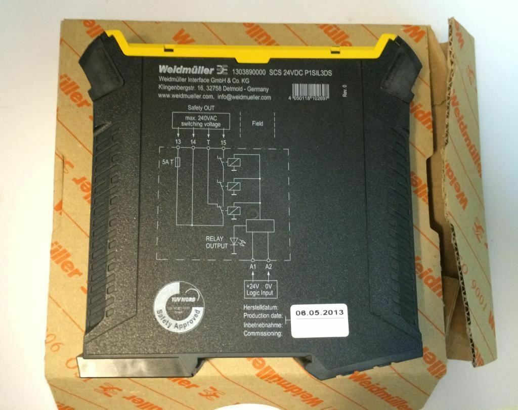 Weidmuller SCS 24vdc P1SIL3DS Safeseries Safety Relay 24 V DC ± 20 for ...