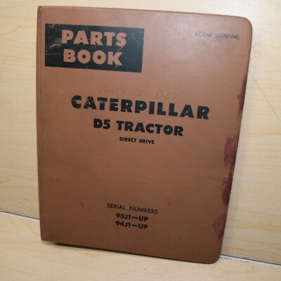 CAT Caterpillar D3B Tractor Dozer Crawler Parts Manual Book 23Y Catalog ...