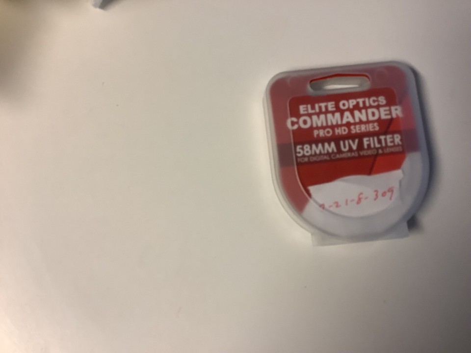 Pro Series HD digital 58 mm Elite Optics Commander Pro UV Filter | eBay