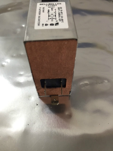 Belling Lee L2144/2 2 AMP 250v MAX AC Appliance inlet filter IEC ...