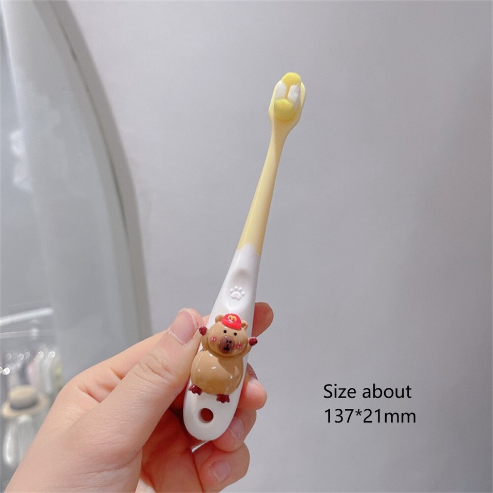 Eco-Friendly Capybara Toothbrush Anime Cleaning Oral Tool Bathroom | eBay