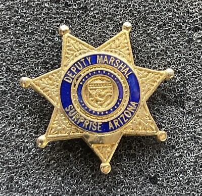 Surprise Arizona Deputy Marshal Lapel Badge..TM824 | eBay