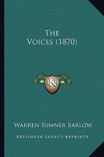 Voices by Warren Sumner Barlow (2010, Trade Paperback) for sale online ...