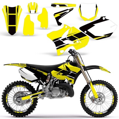 Graphics kit Sticker Decal Wrap for Yamaha YZ 125/250 02-09 HURRICANE ...
