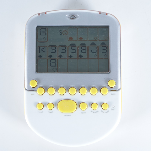 Radica Big Screen Solitaire Yellow/White Electronic Games RARE 2008 | eBay