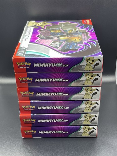 Pokemon Mimikyu ex Collection Box Sealed Set of 6 New Boxes | eBay