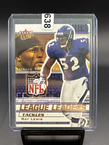 Ray Lewis Ultra League Leaders 2002 #20 of 27 LL Baltimore Ravens | eBay