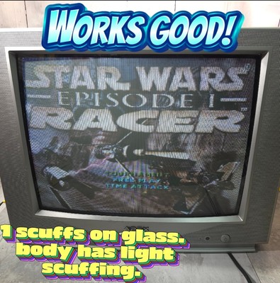 Vtg Crt Gaming Tv Apex AT2008 NES SONY XBOX no Remote. Fast Shipping ...