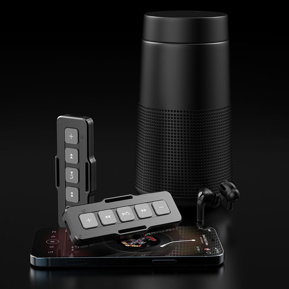 Wireless Bluetooth-compatible Remote Motorcycle Handlebar Media ...