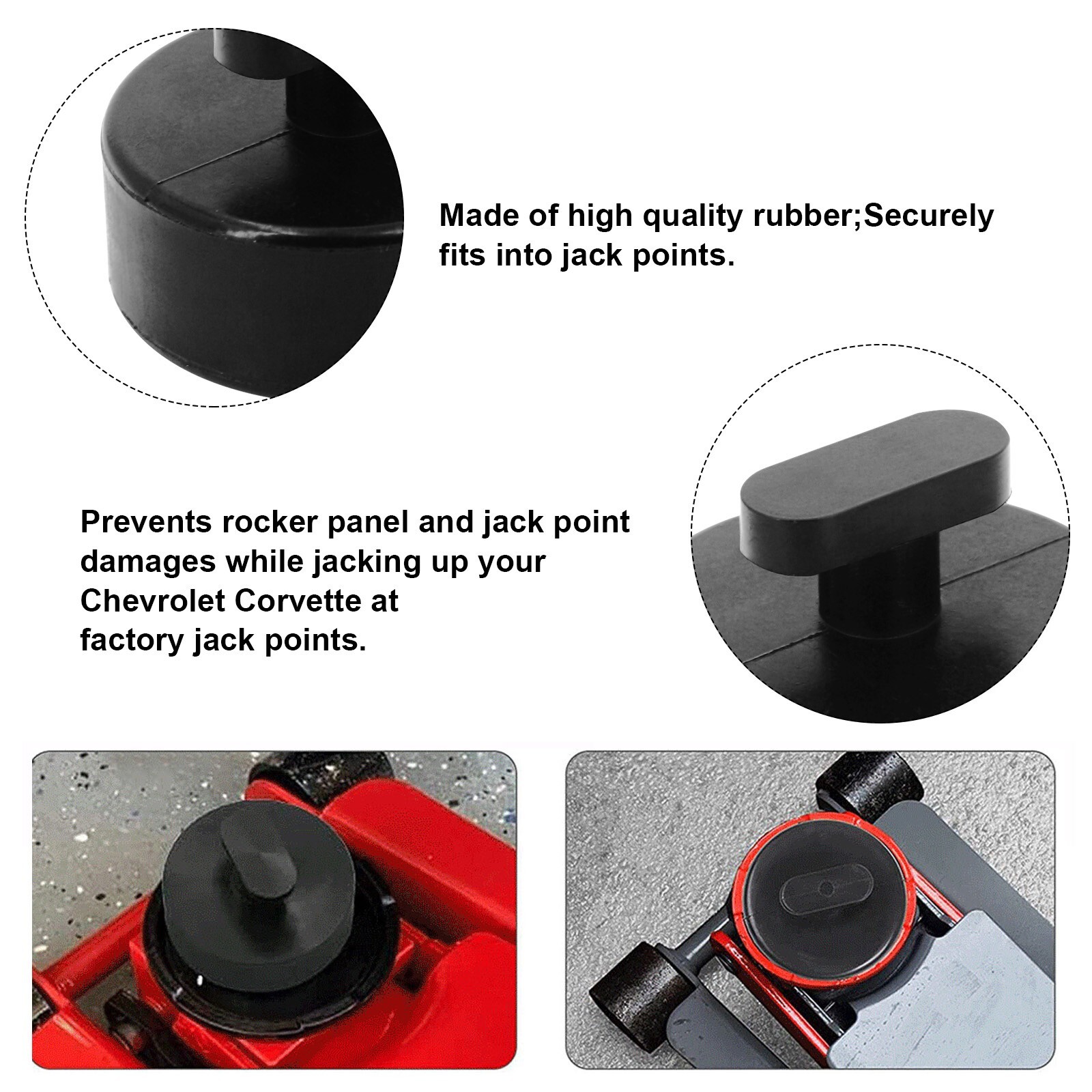 Jacking Lift Pad Jack Puck For Chevy Corvette C5 C6 C7 C8 GS Z06 ZR1 ...