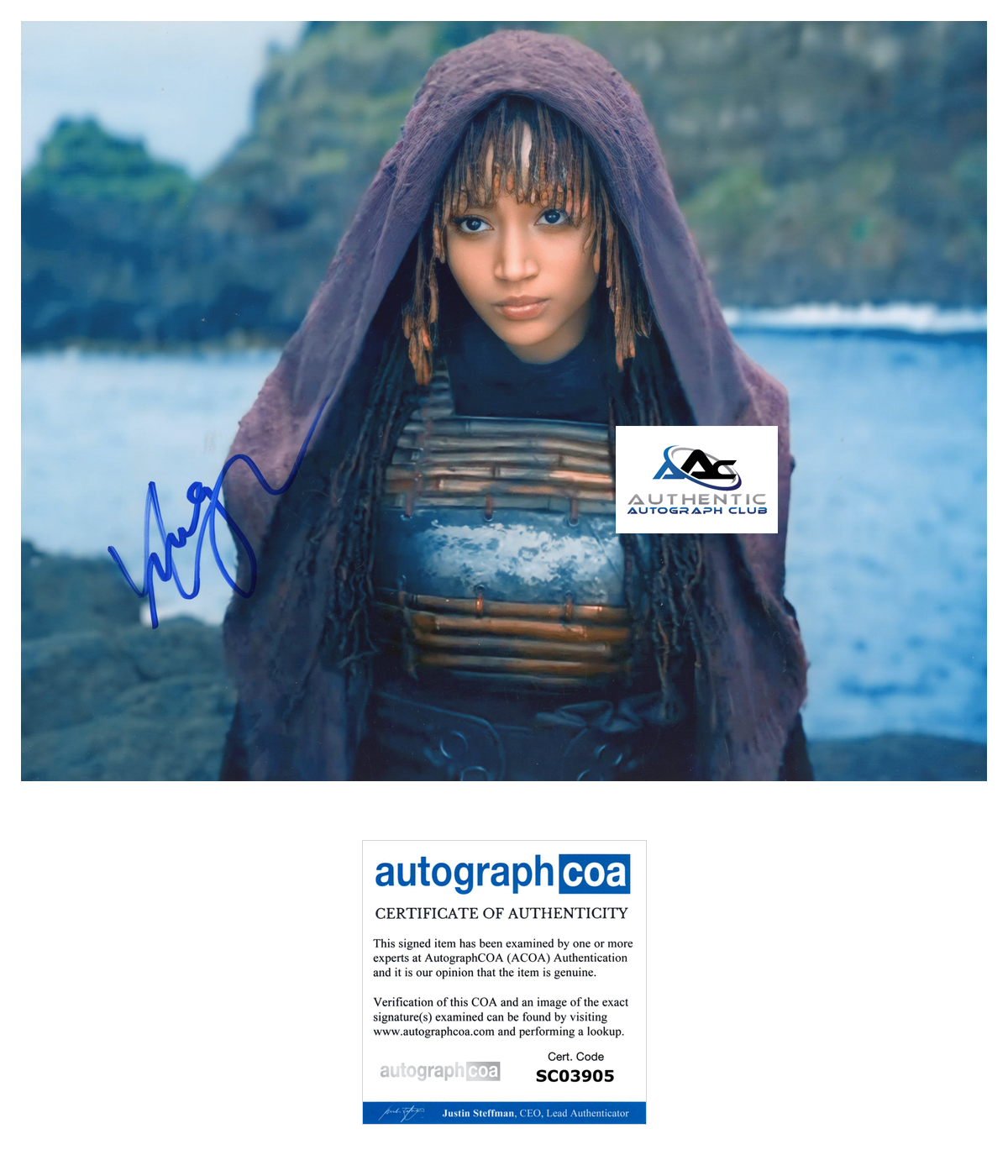 AMANDLA STENBERG AUTOGRAPH SIGNED 8x10 PHOTO THE ACOLYTE ACOA | eBay