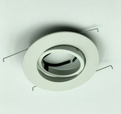 6 PACK, 5 Inch Recessed Light Can, Adjustable Gimble White Trim,120V ...