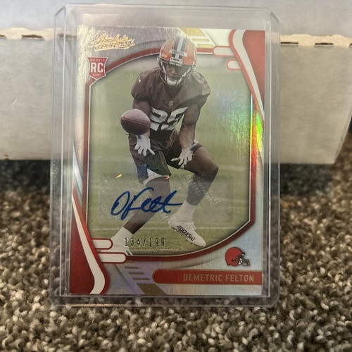 2021 absolute Demetric Felton Spectrum Rookie RC Signatures Auto /199 ...