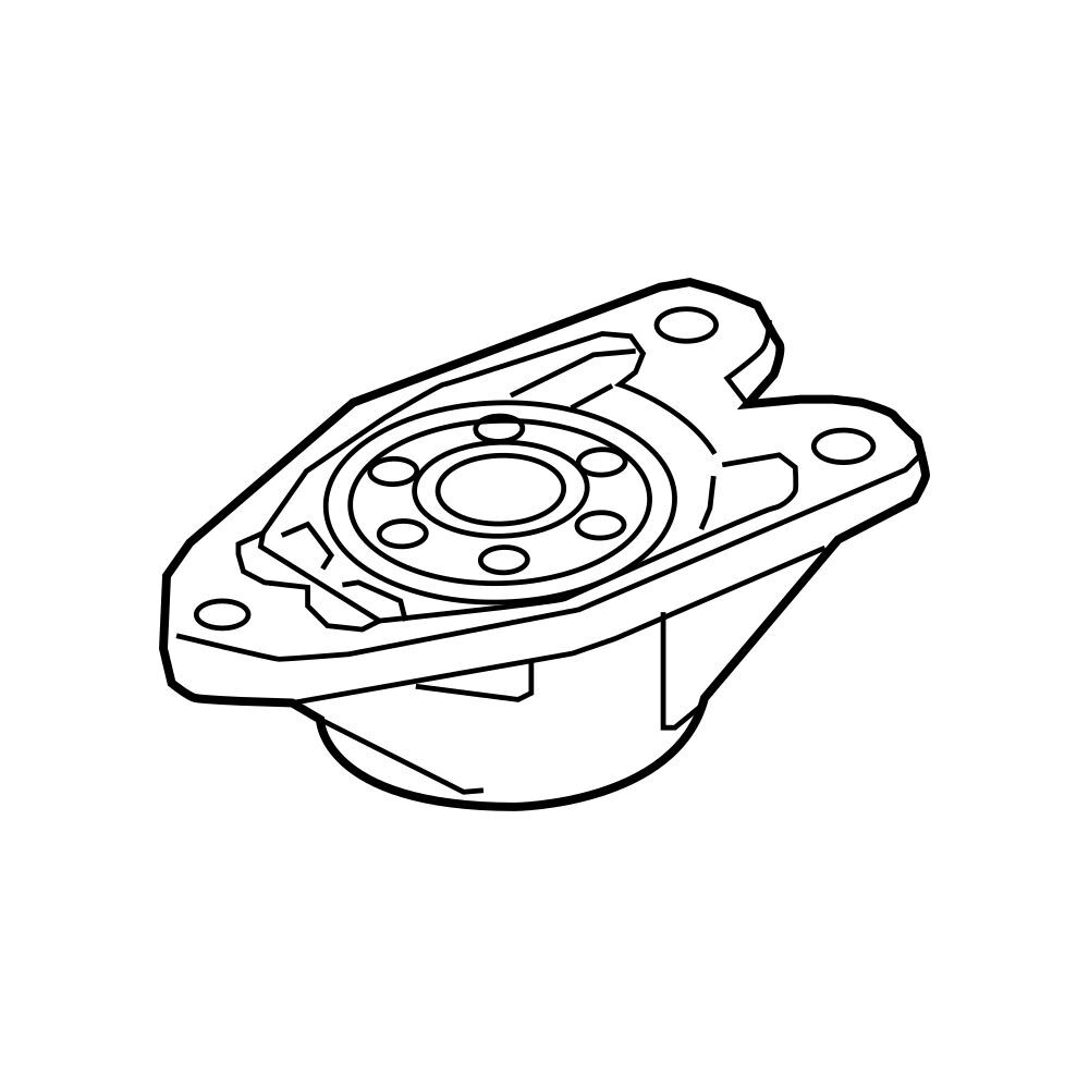 Genuine OEM Rear Suspension Shock Absorber Mount For BMW 33506867478 | eBay