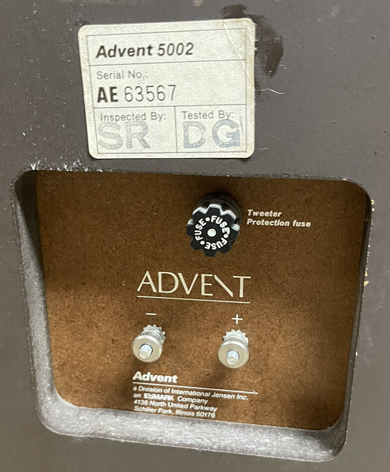 Vintage Advent 5002 Loudspeaker System Floor Speakers (PICK UP ONLY) | eBay