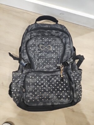 NFinity Cheer Studded Black Camouflage Backpack NF-90225 | eBay