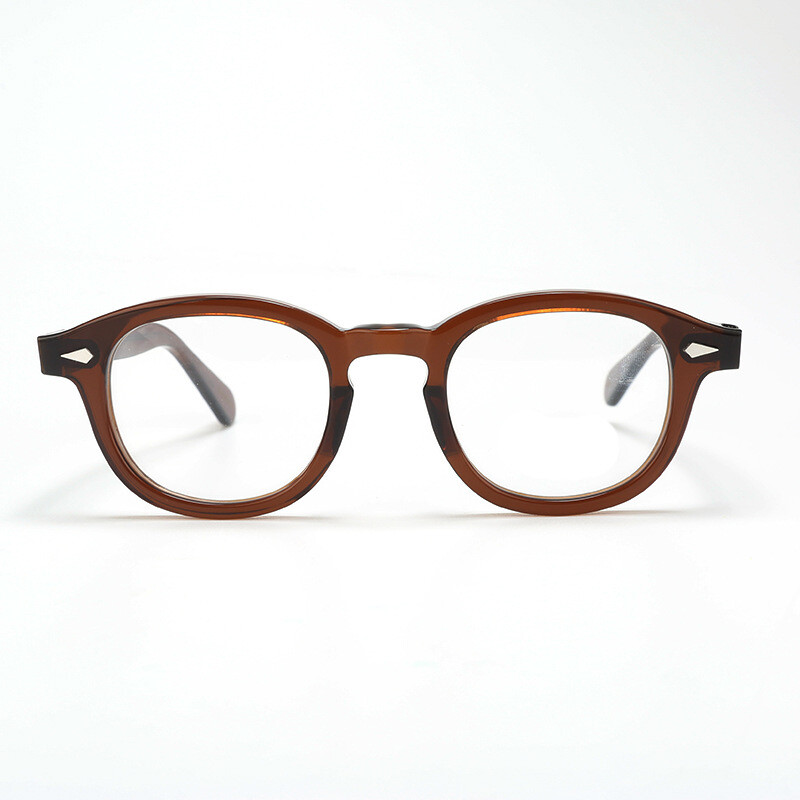 44/46/49mm Brand Design Acetate Eyeglass Frames Full Rim Glasses Johnny ...