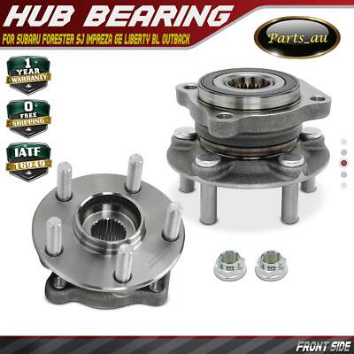 2x Front Wheel Bearing Hub for Subaru Forester SH Impreza GE Liberty BL ...