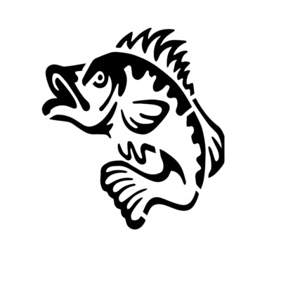 Bass Fishing Stencil Fish Nautical Fishing Stencils | eBay