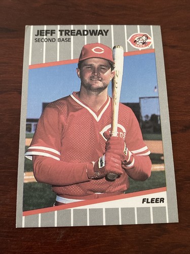 1989 Fleer Cincinnati Reds Jeff Treadway #173 B5209* | eBay