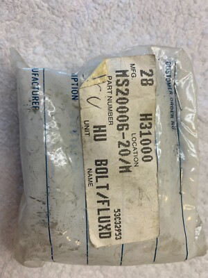 MS20006-20/M, Bolt, Aviation, H31000 | eBay