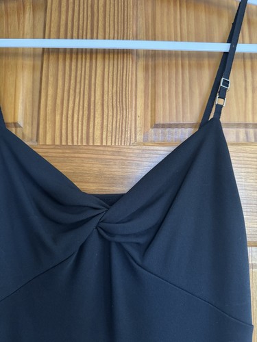 Banana Republic - LBD Classy Black Spaghetti Strap Stretch Dress ...