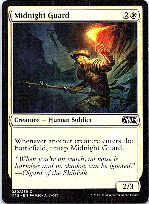 Midnight Guard Magic The Gathering 2015 Card Light Play X1 | eBay