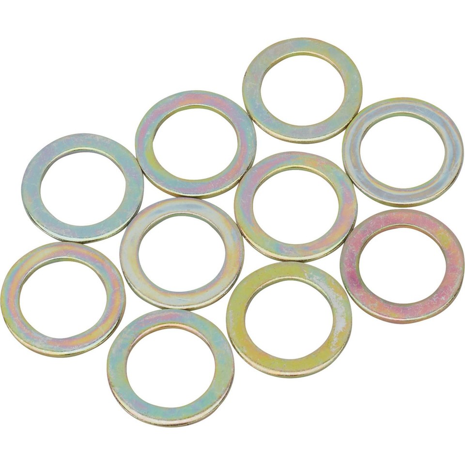 Speedway Spark Plug Indexing Washers, 14mm Flat Seat, 30 Pk, Copper ...