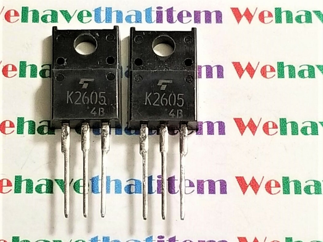 2SK2605 / K2605 / FET / TO220 / 2 PIECES (qzty) | eBay